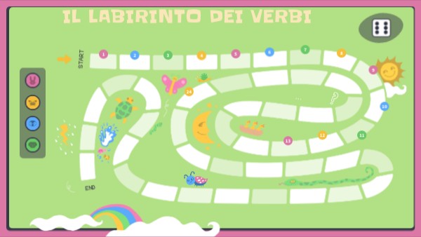 Il labirinto dei verbi | Genially