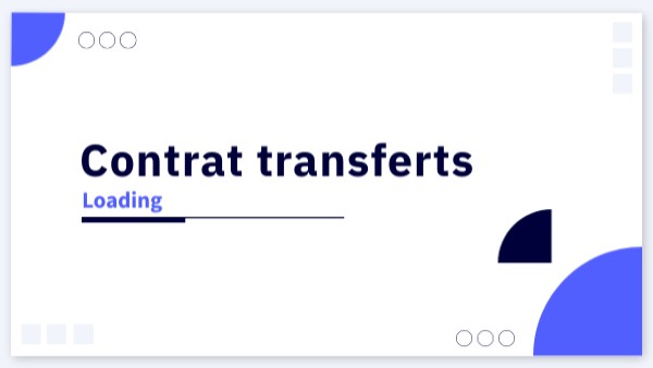 Contrat transferts | Genially