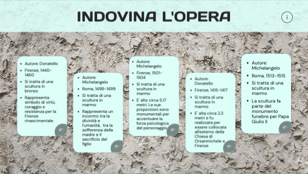 INDOVINA L'OPERA | Genially