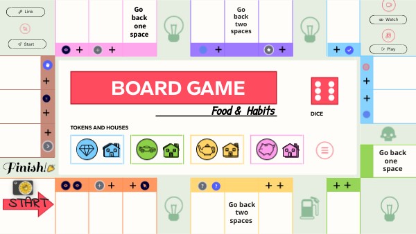 BOARD GAME - Food and Habits | Genially