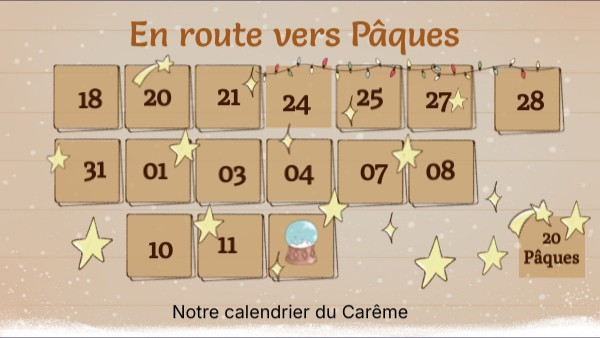 En route vers Pâques | Genially
