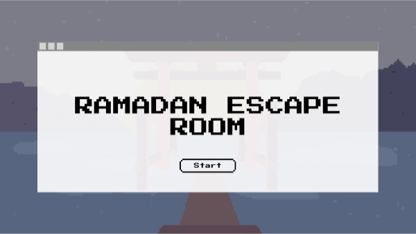Ramadan Escape Room | Genially