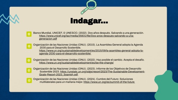 Módulo 2. ODS - Indagar | Genially