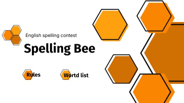 Spelling Bee | Genially