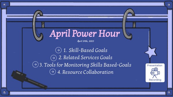 April Power Hour | Genially