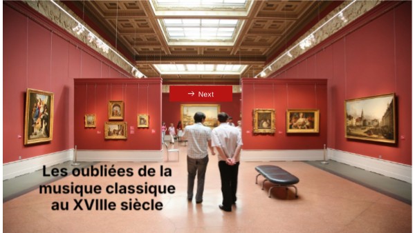 Les oubliées de la musique classique au XVIIIe siècle | Genially
