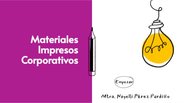 Materiales Impresos Corporativos | Genially