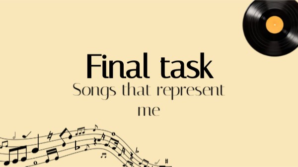 Final task songs | Genially