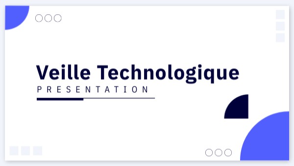 Veille Technologique | Genially