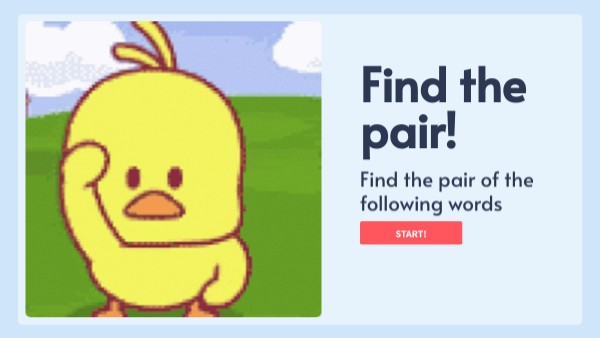 Find the pair! | Genially