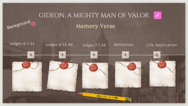 (To Share)Gideon: A Mighty Man of Valor | Genially