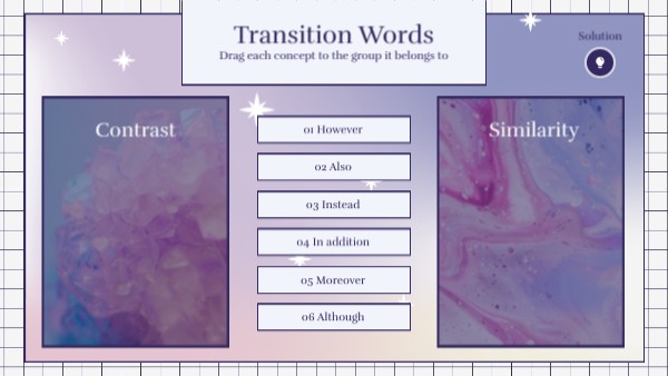 Transition Words | Genially