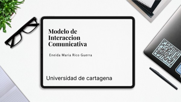 Modelo de Interaccion Comunicativa | Genially