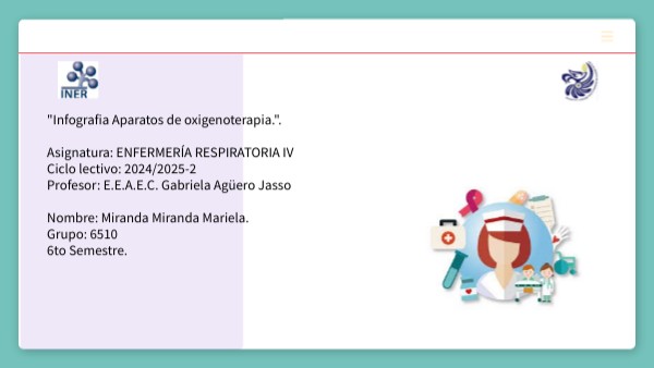 Infografia "Dispositivos de oxigenoterapia, ventilacion mecanica ...