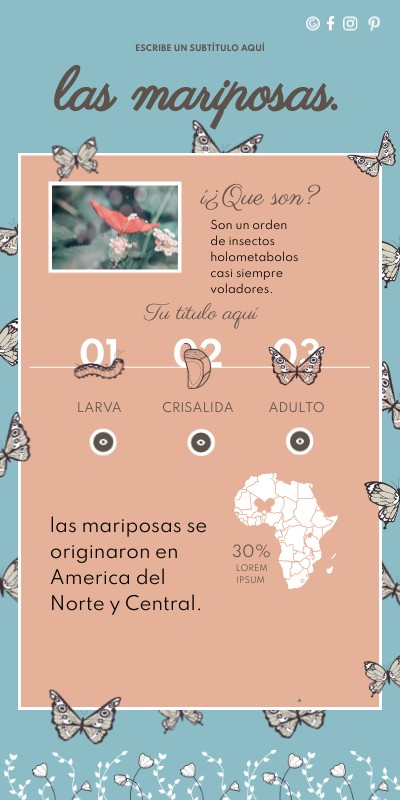 las mariposas. | Genially