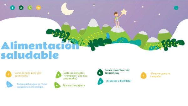 Alimentación saludable | Genially