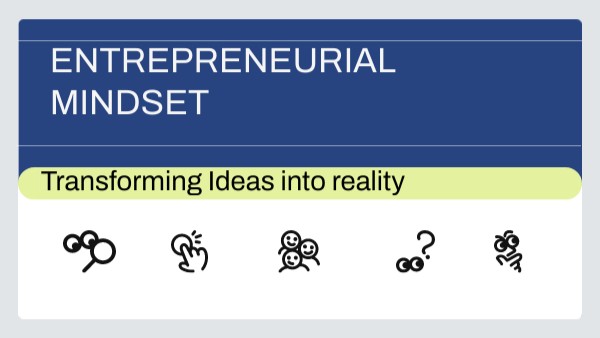 ENTREPRENEURIAL MINDSET | Genially