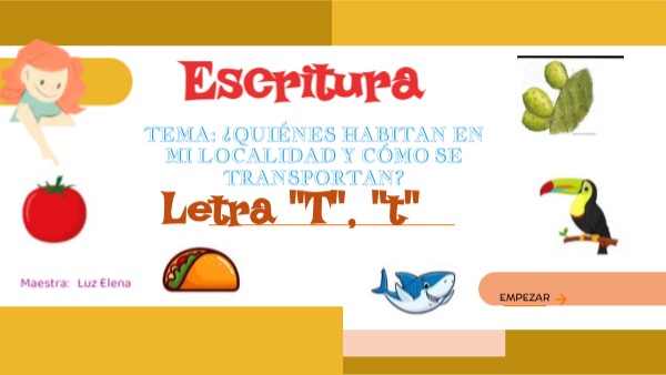 Formando palabras con la letra T | Genially