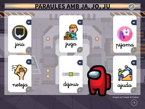 PARAULES AMB JA, JO, JU, GE, GI | Genially