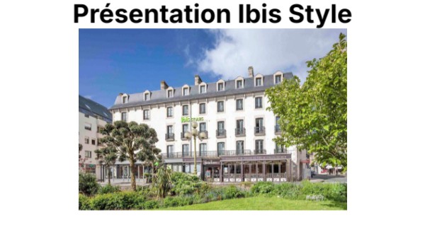 Ibis Hotel DINAN | Genially