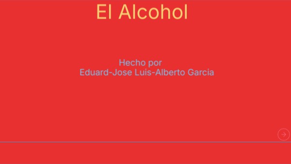 El Alcohol | Genially
