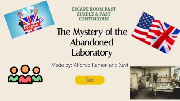 ESCAPE ROOM PAST SIMPLE & PAST CONTINUOUS | Genially