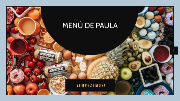 menú de paula | Genially