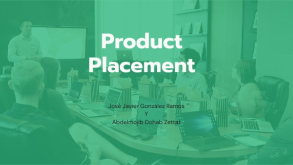 Product Placement | Genially