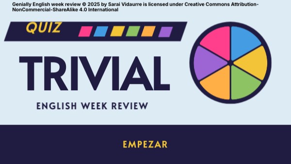 GENIALLY ENGLISH WEEK REVIEW | Genially