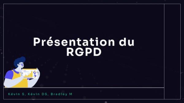 Présentation du RGPD | Genially