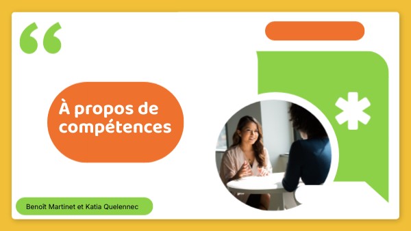 À propos de compétences | Genially