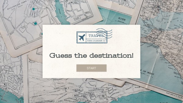 Guess the destination! | Genially