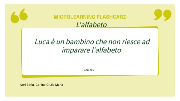 MICROLEARNING FLASHCARD | Genially