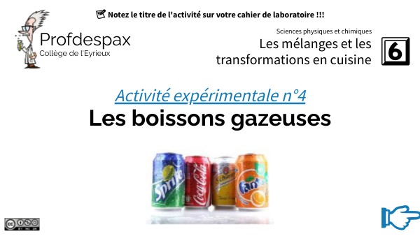 AE3 Les boissons gazeuses | Genially