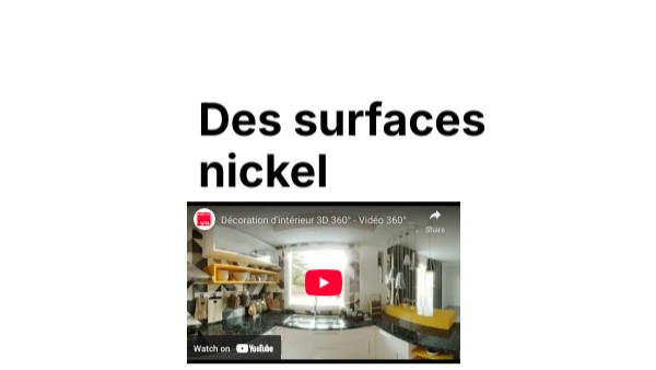 Des surfaces nickel | Genially