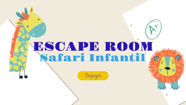 ESCAPE ROOM | Genially