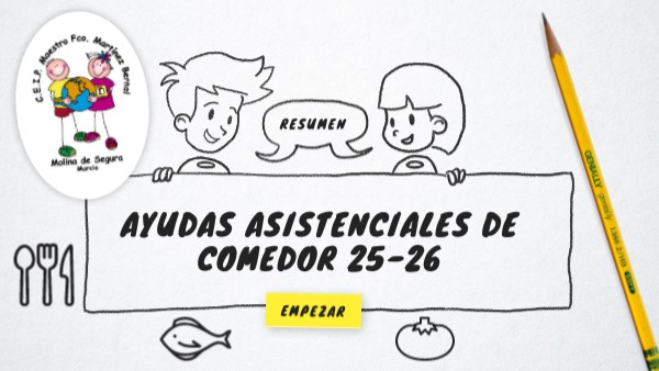 25-26 MFMB AYUDAS COMEDOR | Genially