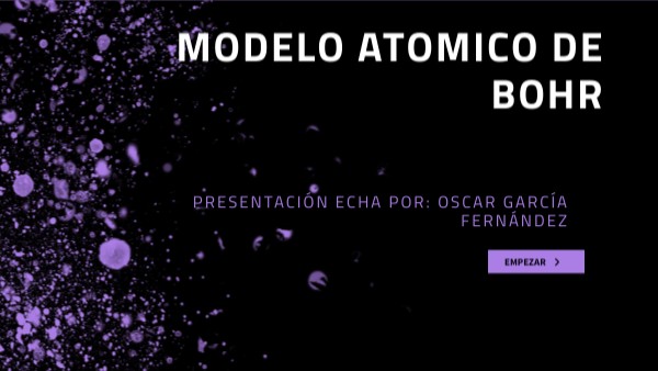 MODELO ATOMICO DE BOHR | Genially
