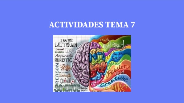 ACTIVIDADES TEMA 7 | Genially