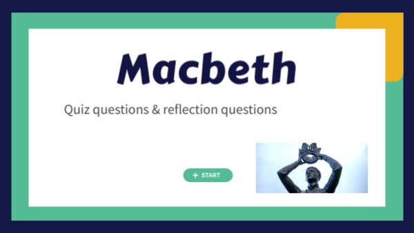 Wk25 L1 Reflection on Review Macbeth SB1 | Genially