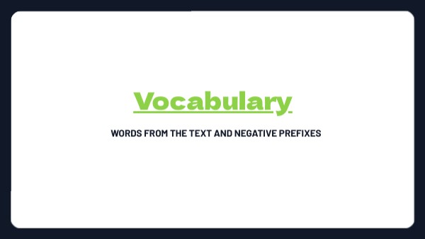 Vocabulary | Genially