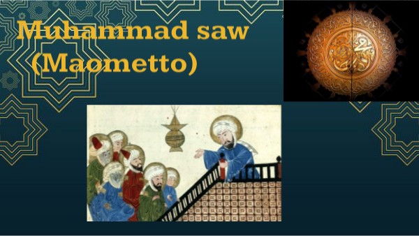 Muhammad saw (Maometto) | Genially