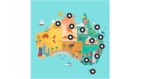 Australia map | Genially