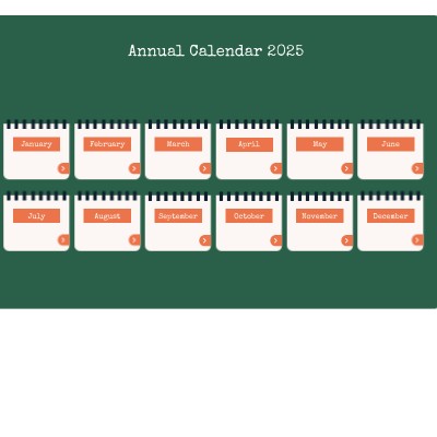 Annual Calendar 2025 | Genially