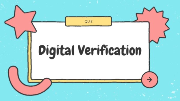 Digital Verification | Genially