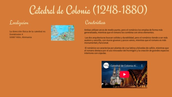 Catedral de Colonia (1248-1880) | Genially