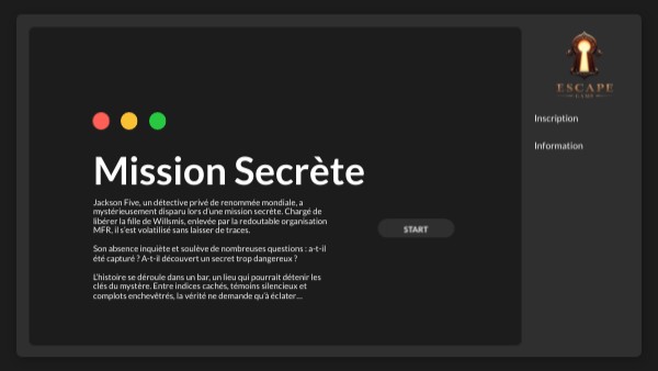 Mission Secrète | Genially