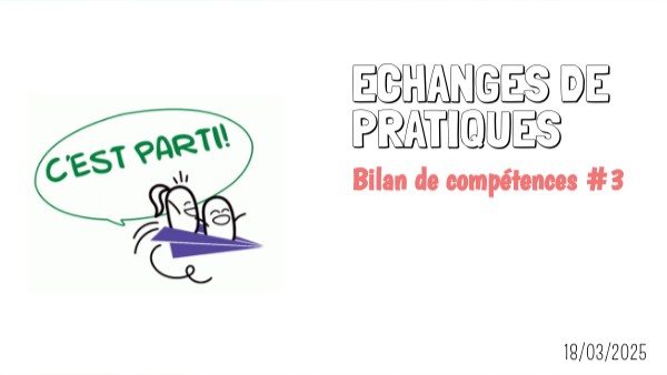 Echanges de pratiques#3 | Genially