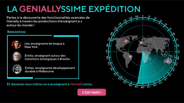 Tableau de bord Mission 1 | Genially