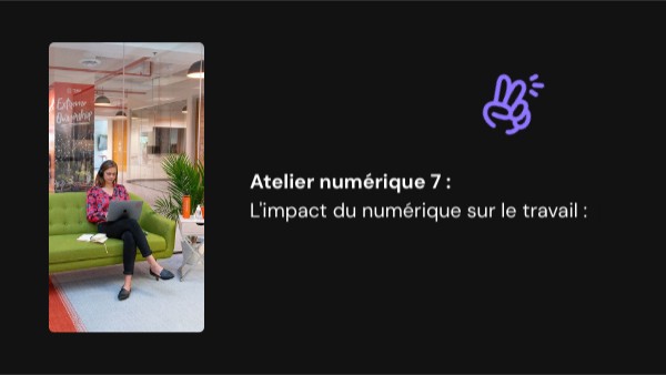 Atelier numérique 7 - télétravail | Genially